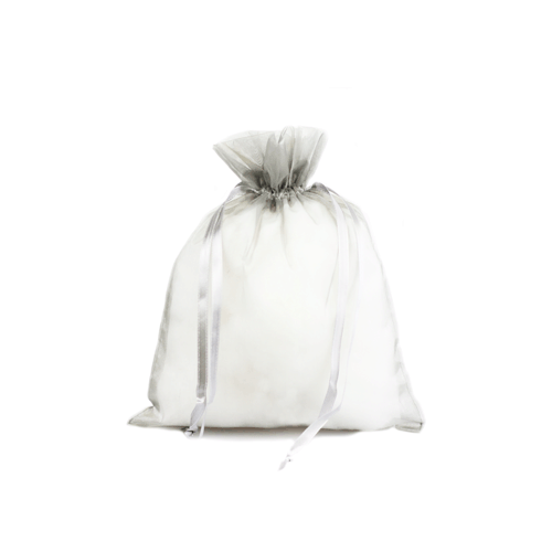 Organza Pouch - Silver – Saga Display